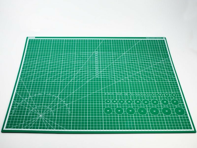 Коврик для резки стандарт зеленый А2, 3 слоя