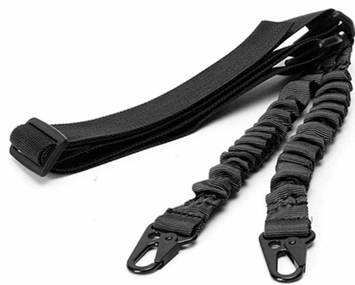 Ремень Оружейный Двухточечный спецназа (черный)