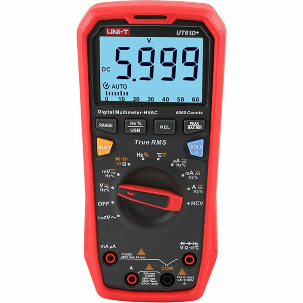 Профессиональный мультиметр UNI-T ut61d+ 13-0093