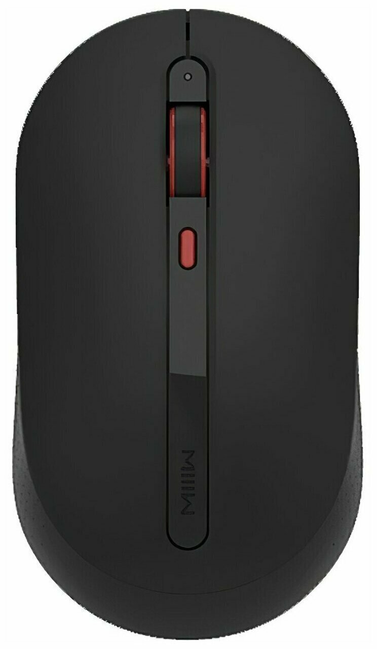 Мышь беспроводная Xiaomi MIIIW MWMM01, оптическая, 1000 DPI, черная