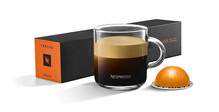 Кофе в капсулах Nespresso Vertuo INIZIO 150 мл, 10 капсул в уп, 1 упаковка