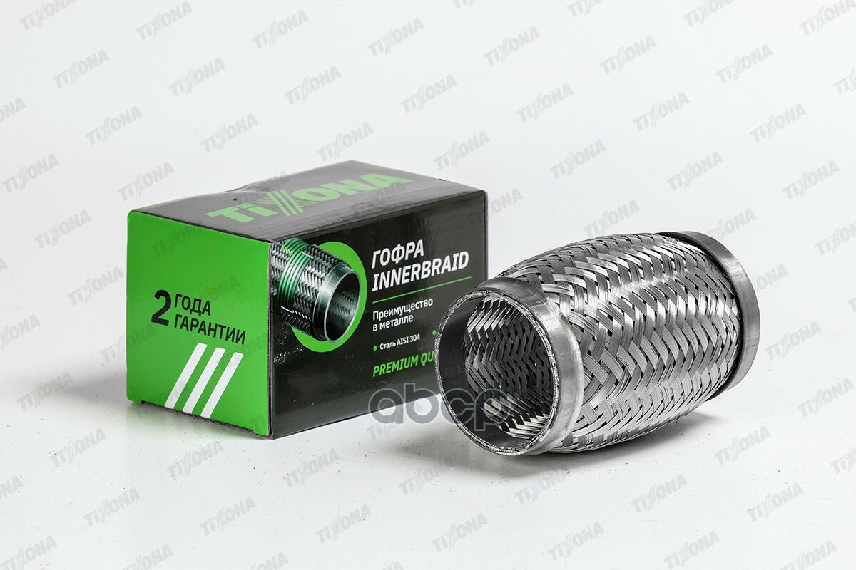 Труба гофрированная (сталь 304 трехслойная) 60/120 60120 Tixona арт. 60120