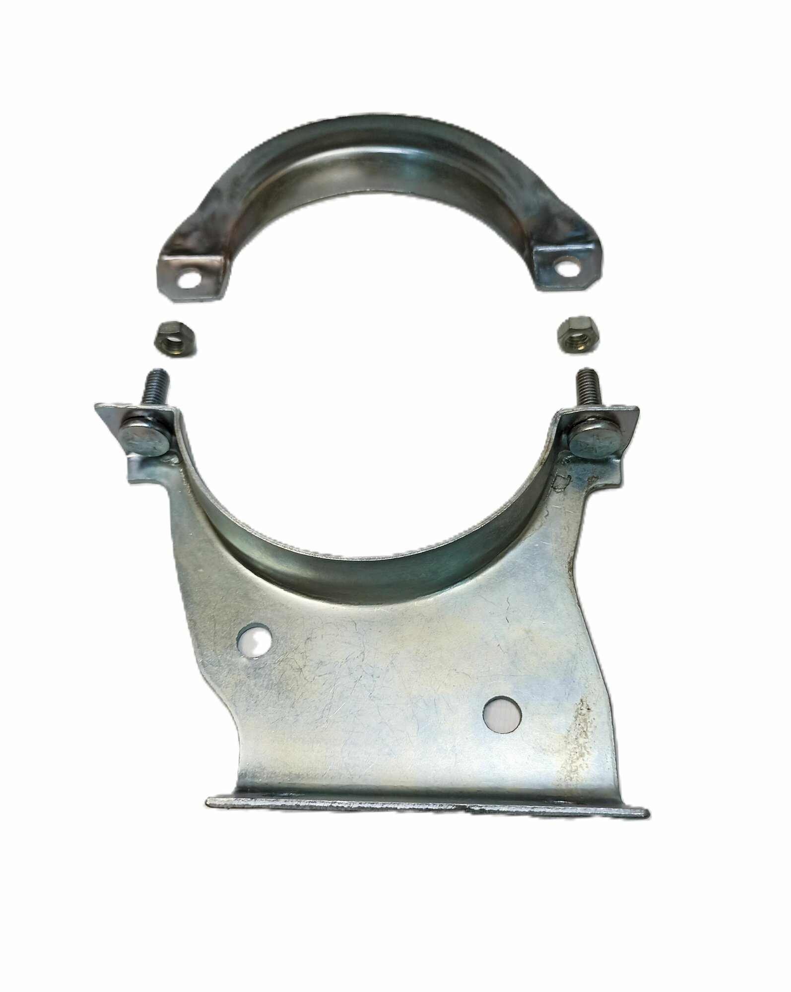 Кронштейн Приемной Трубы 1118 Калина/2170 Приора (Круглый Коллектор) Полный комплект с гайками.