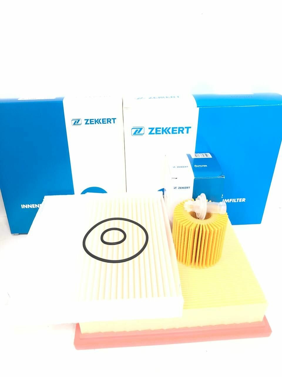 Фильтр воздушный + салонный + масляный комплект Тойота Камри (Toyota Camry VII (XV40) (XV50) 3.5) ZEKKERT