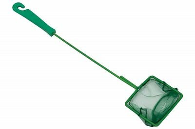 Homefish Сачок аквариумный металлический L 33 см, с пластиковой ручкой 6х7