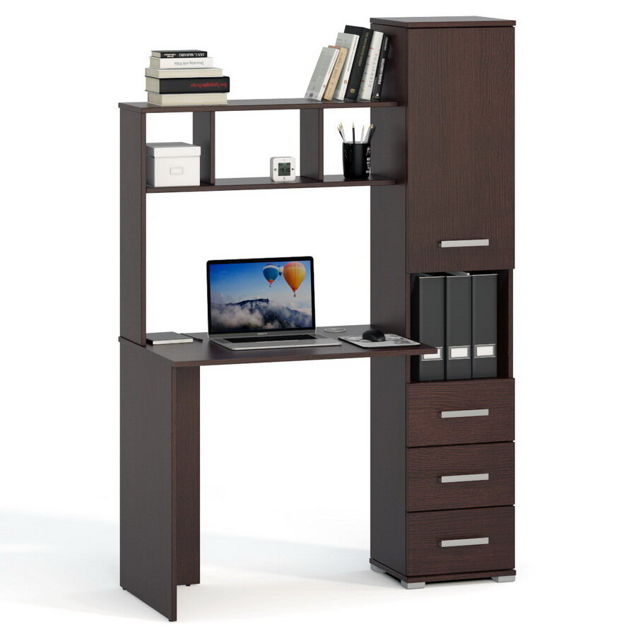 Стол компьютерный Вента-6 правый Венге