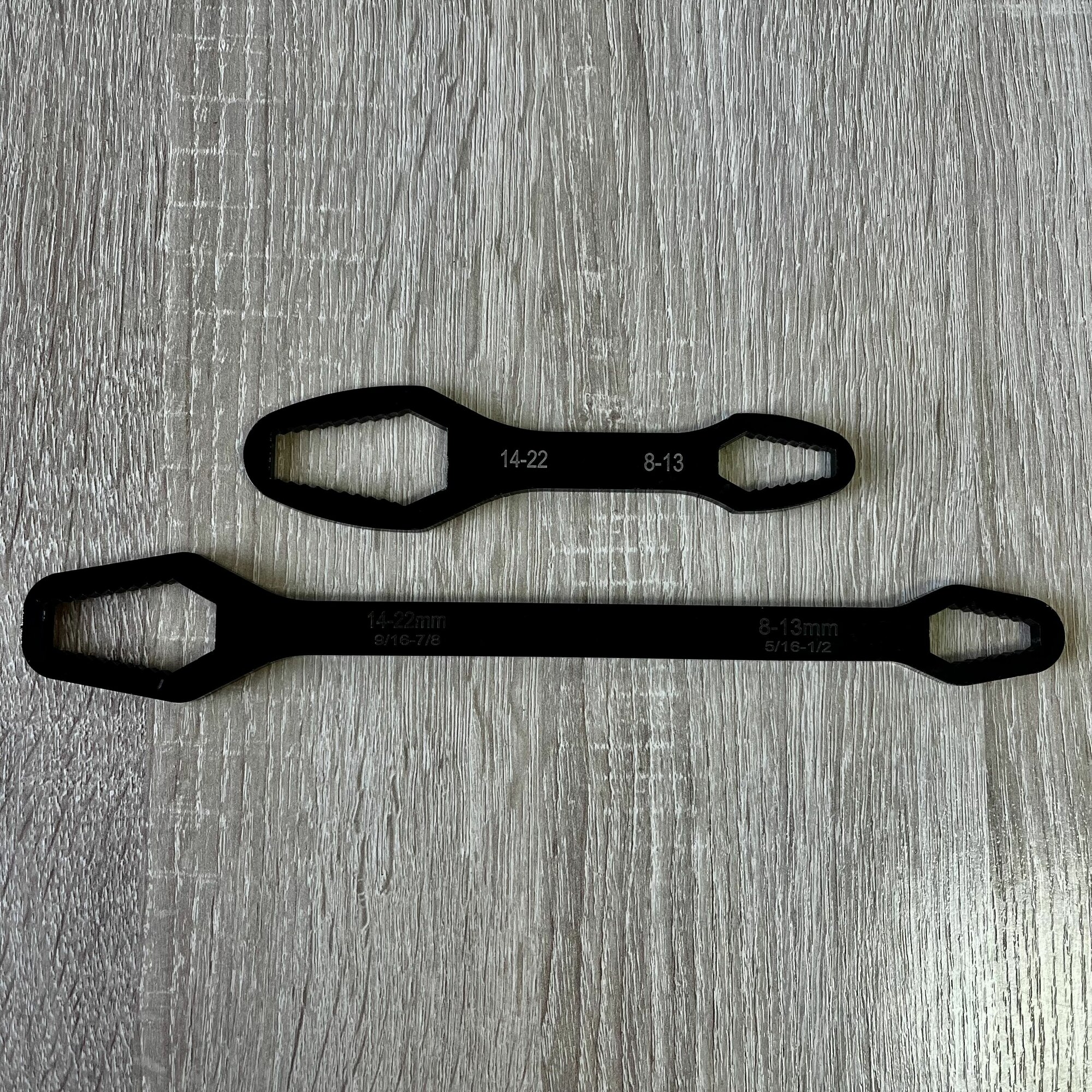 Универсальный гаечный ключ 2 шт. 14-22мм и 8-13 мм накидной