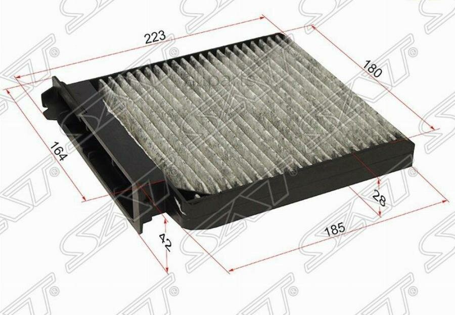 SAT ST-27891-AX010-U Фильтр салонный LADA Largus 12- / Nissan Almera 12-19