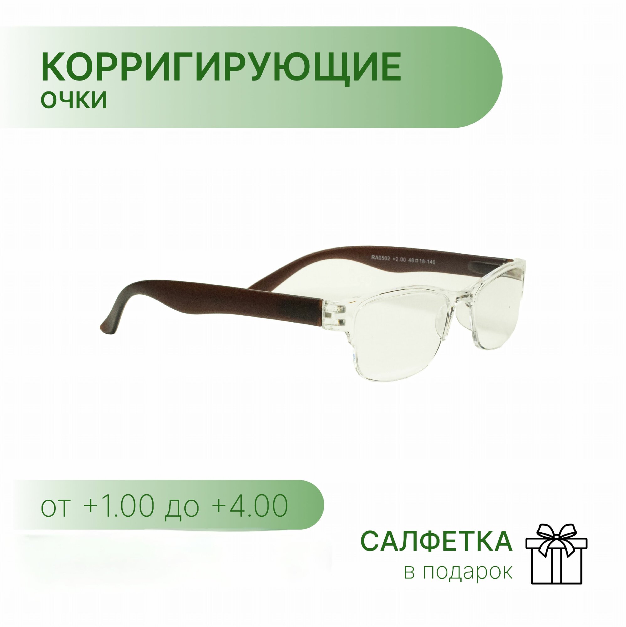 Очки готовые унисекс Ralph +1,75