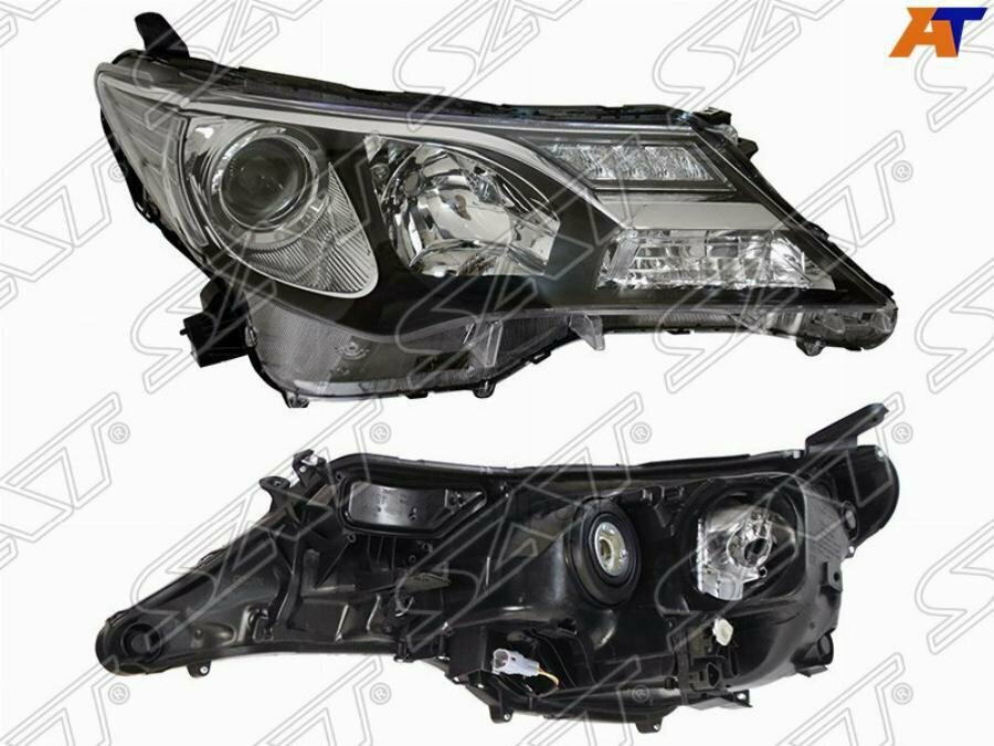 SAT ST-212-11W1R Фара Toyota RAV4 (XA40) 12-15 (Справа/ Ксенон/Галоген/ С электрокорректором)