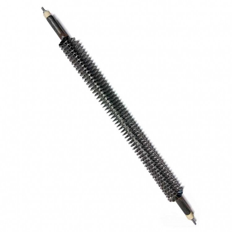 ТЭН 1500W, черн, L450мм, оребренный, подвижный воздух, тип тэнр 45А 13/1,5о 220 ф1, 06.150