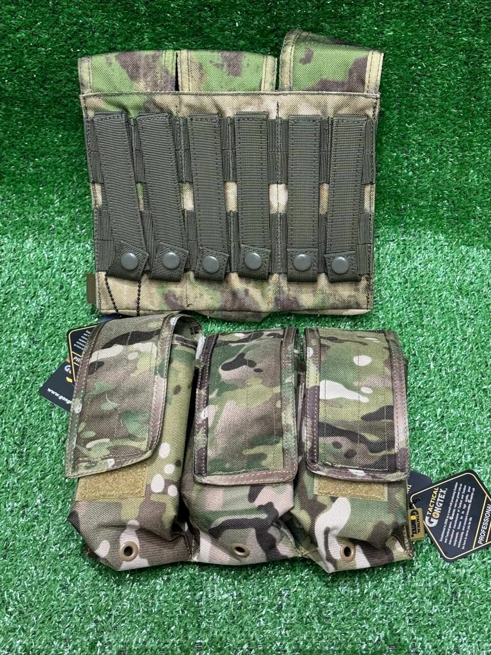 Тройной подсумок Шторм под 6 рожков/магазинов мультикам