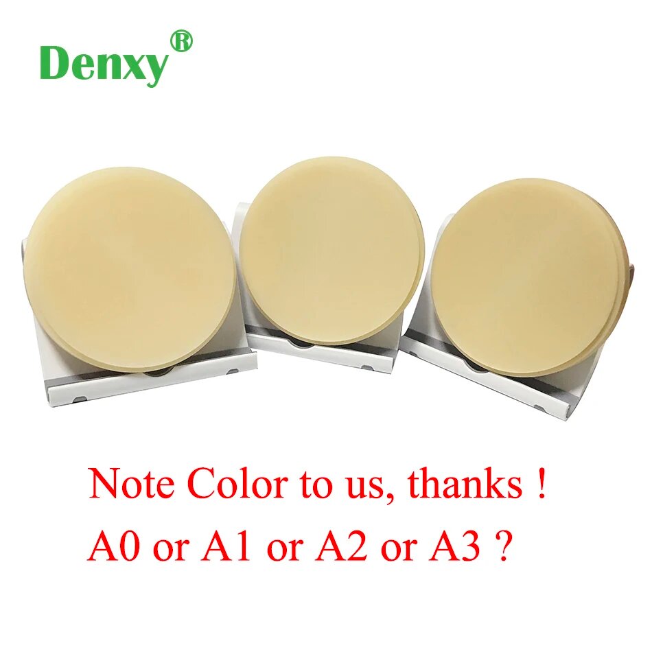 DENXY Стоматологические блоки ПММА 5 шт. A3 98 x 12mm