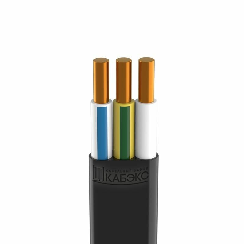 Кабель ВВГ-Пнг(А)-LS 3х2.5 ОК (N PE) 0.66кВ (10м) Кабэкс ТХМ00375262