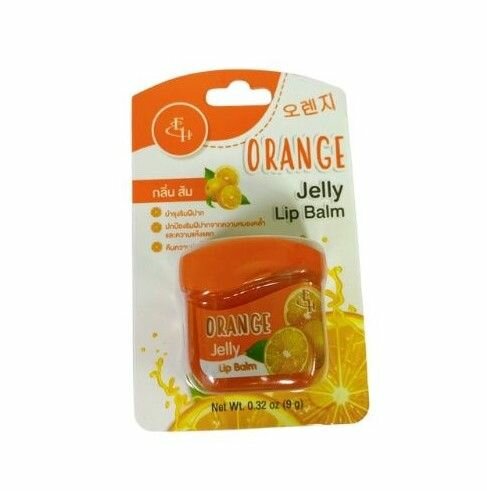 Jelly Lip Balm бальзам для губ тайский на основе кокосового масла и пчелиного воска с Апельсин 9гр