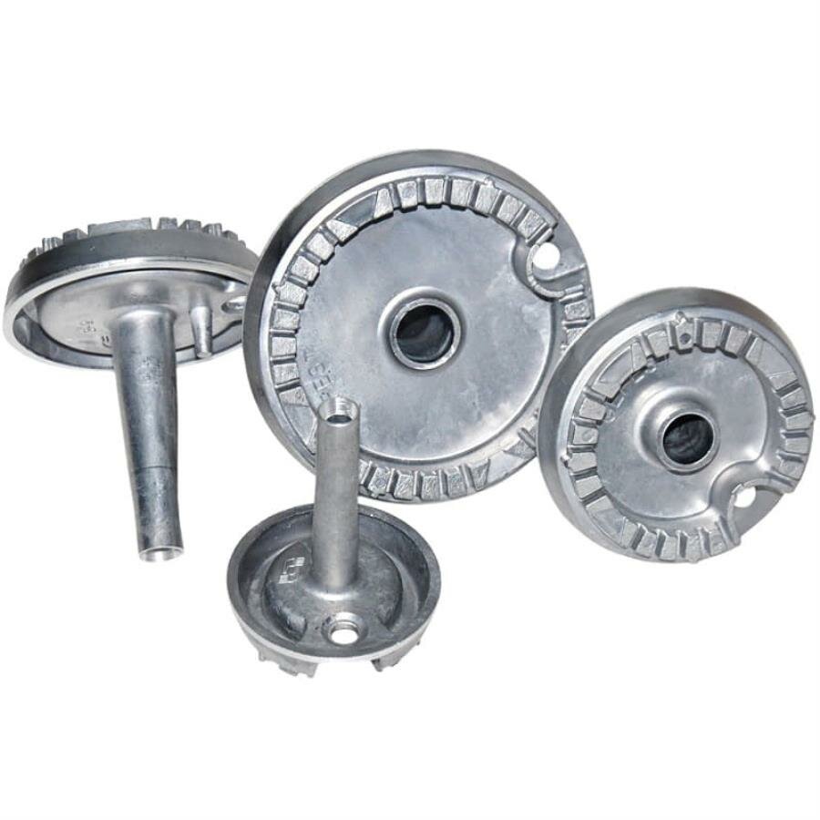 Комплект горелок стола (4шт) 02121150 для газовых плит Gefest -4 1100, 1200, 1300, 3100 (с 2004г. в.)