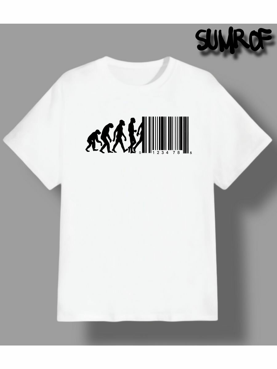 Футболка Zerosell эволюция evolution