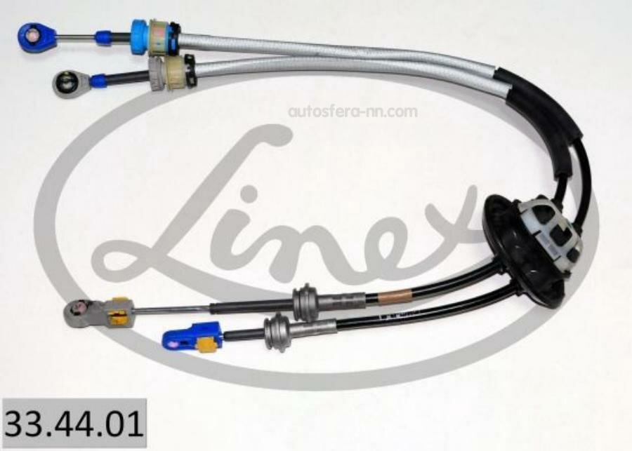 LINEX 334401 Трос КПП PEUGEOT 308 07- 1065+1055мм