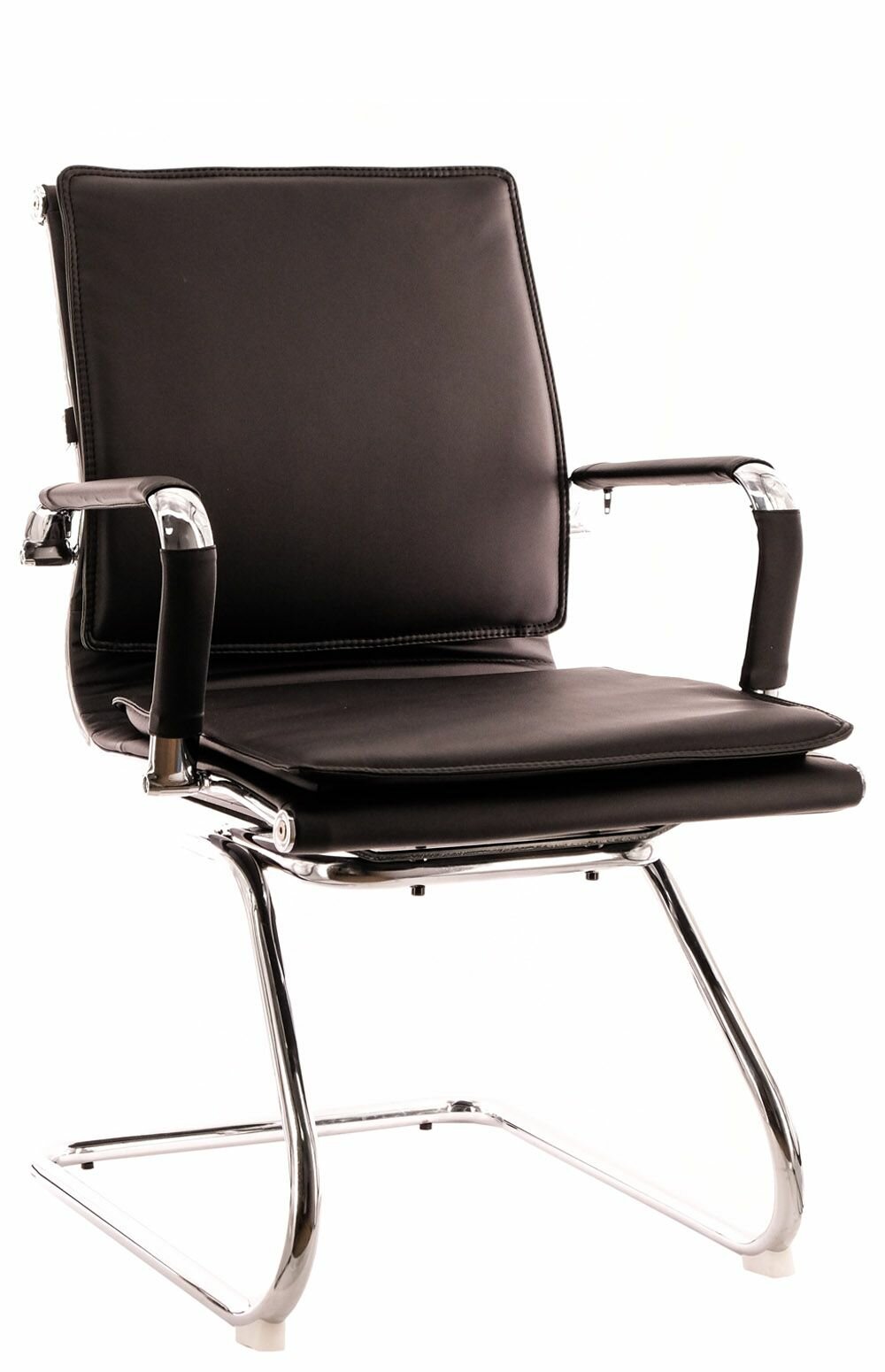 Компьютерное кресло офисное рабочее Everprof Nerey CF Экокожа Черный