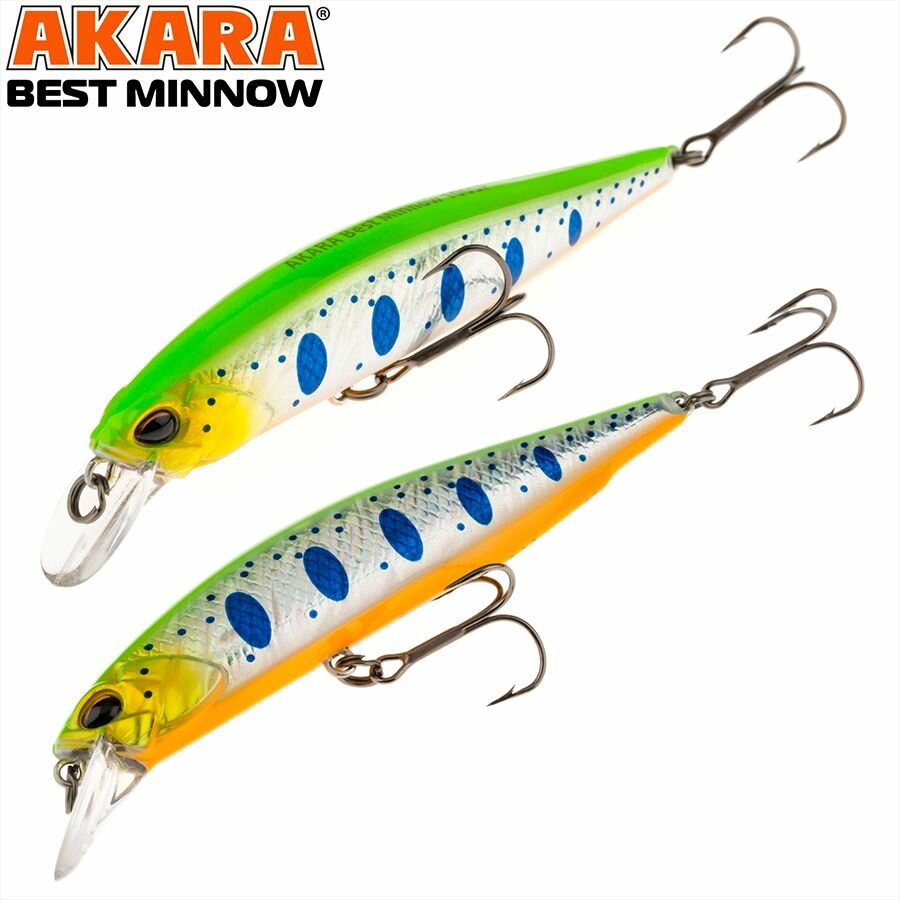 Воблер Akara Best Minnow 110SP 17 гр. (3/5 oz 4,3 in) A204