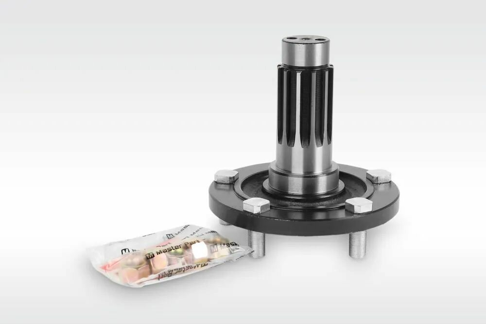 Фланец Master Part МТЗ редуктора конечной передачи переднего моста с болтами и гайками ( 5 шпилек ); 72-2308070