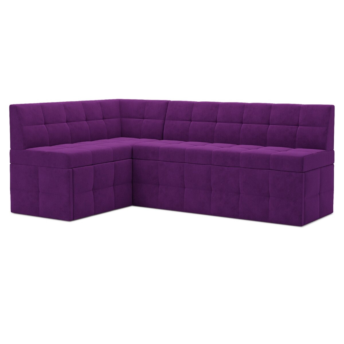 Кухонный уголок Сток Диванов Оливер Violet фиолетовый 190 см, механизм дельфин