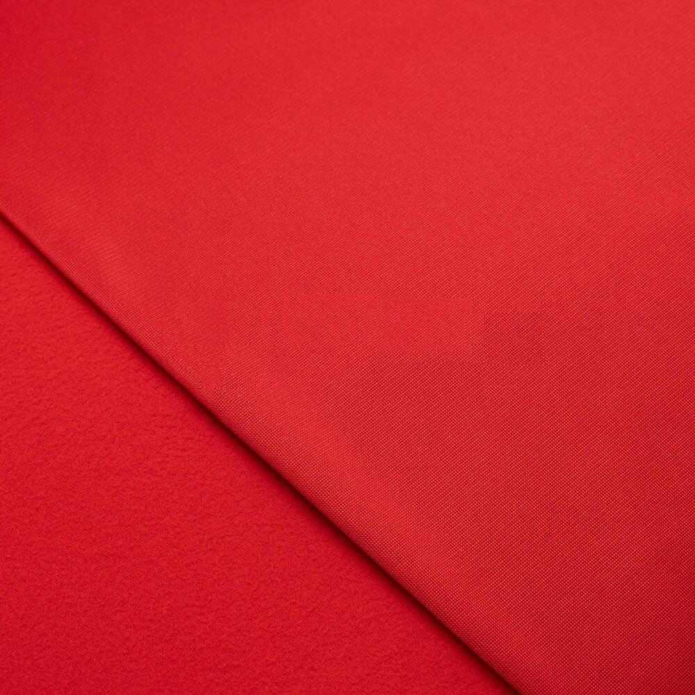 Ткань для спортивной одежды Полибрушет. Цвет красный. Готовый отрез 3*1,5м.