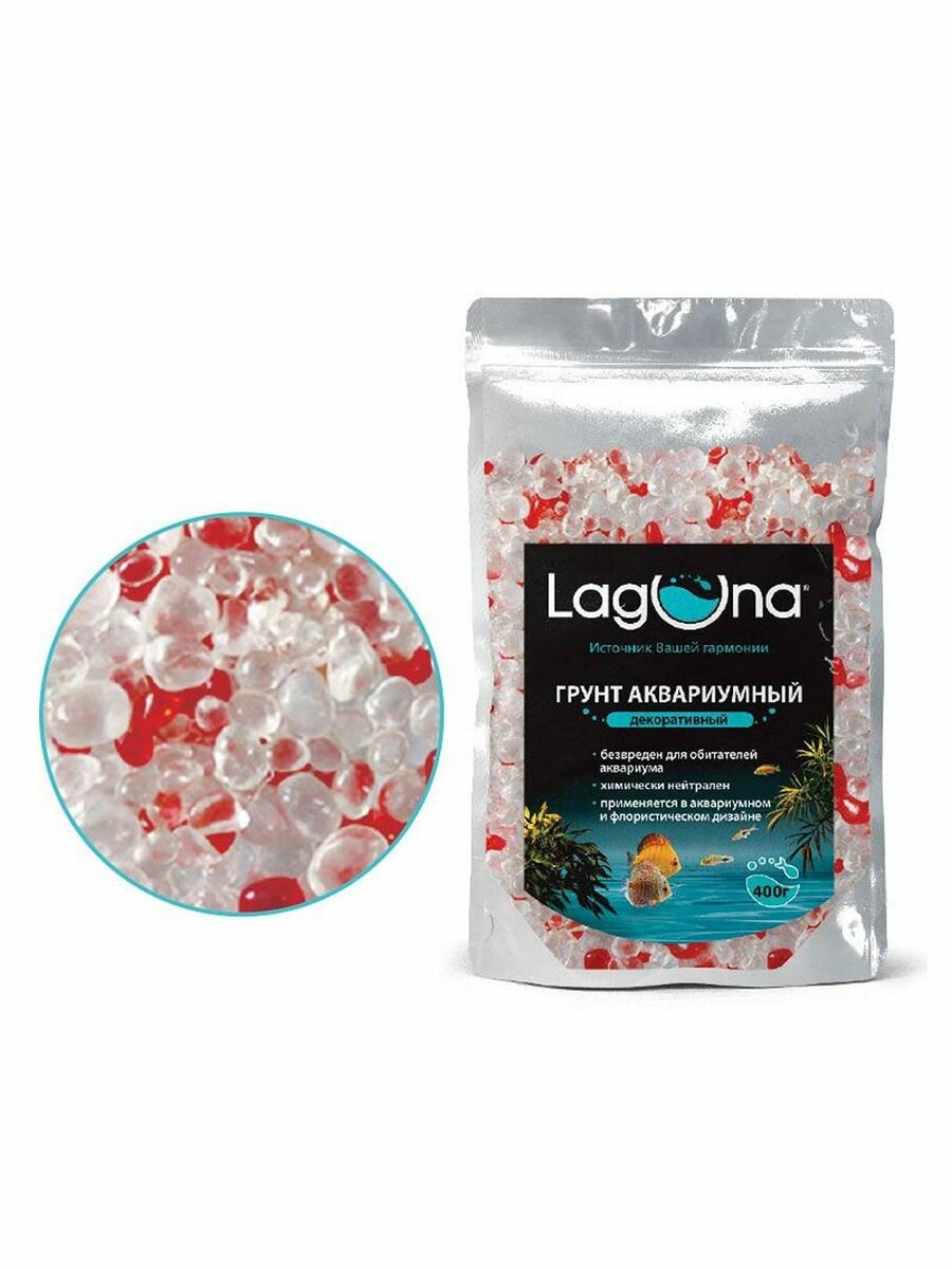 Грунт Laguna акриловый, 400г, белый/красный