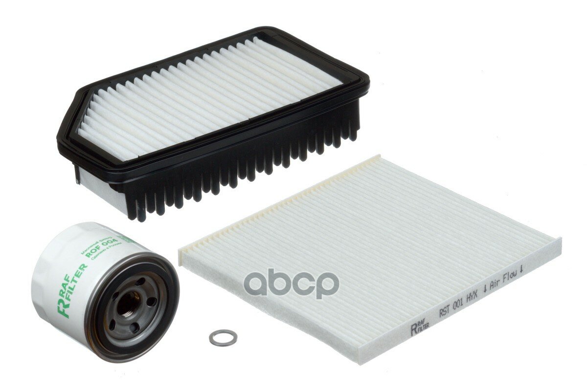 Комплект То Эконом Hyundai Solaris 1, Kia Rio 3 RAF FILTER арт. RT003E