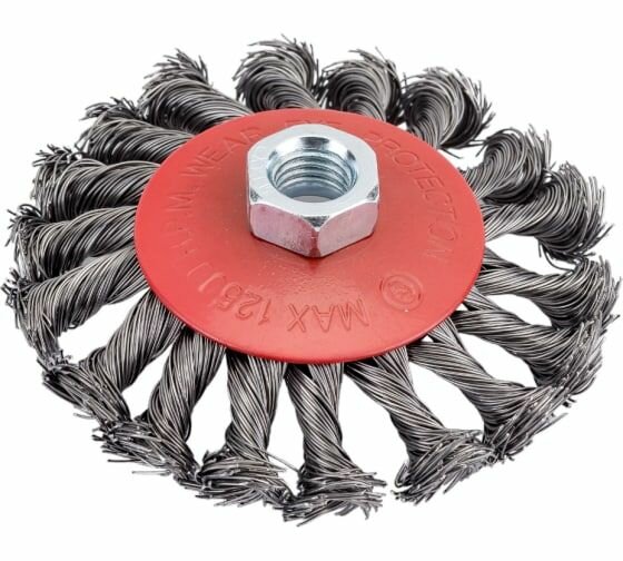 Щетка нейлоновая плоская для УШМ 150 мм vertextools 22400-150