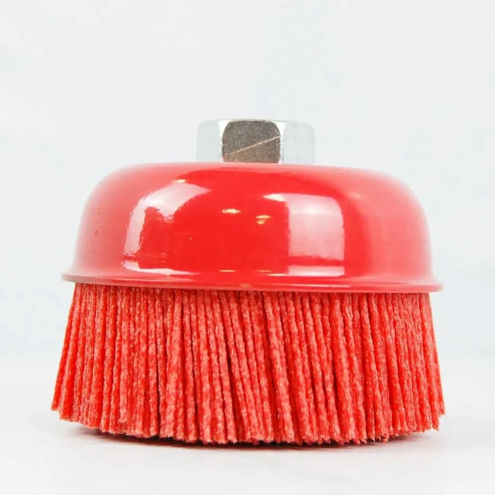 Щетка чашка нейлоновая для УШМ,100 мм, М14х2мм