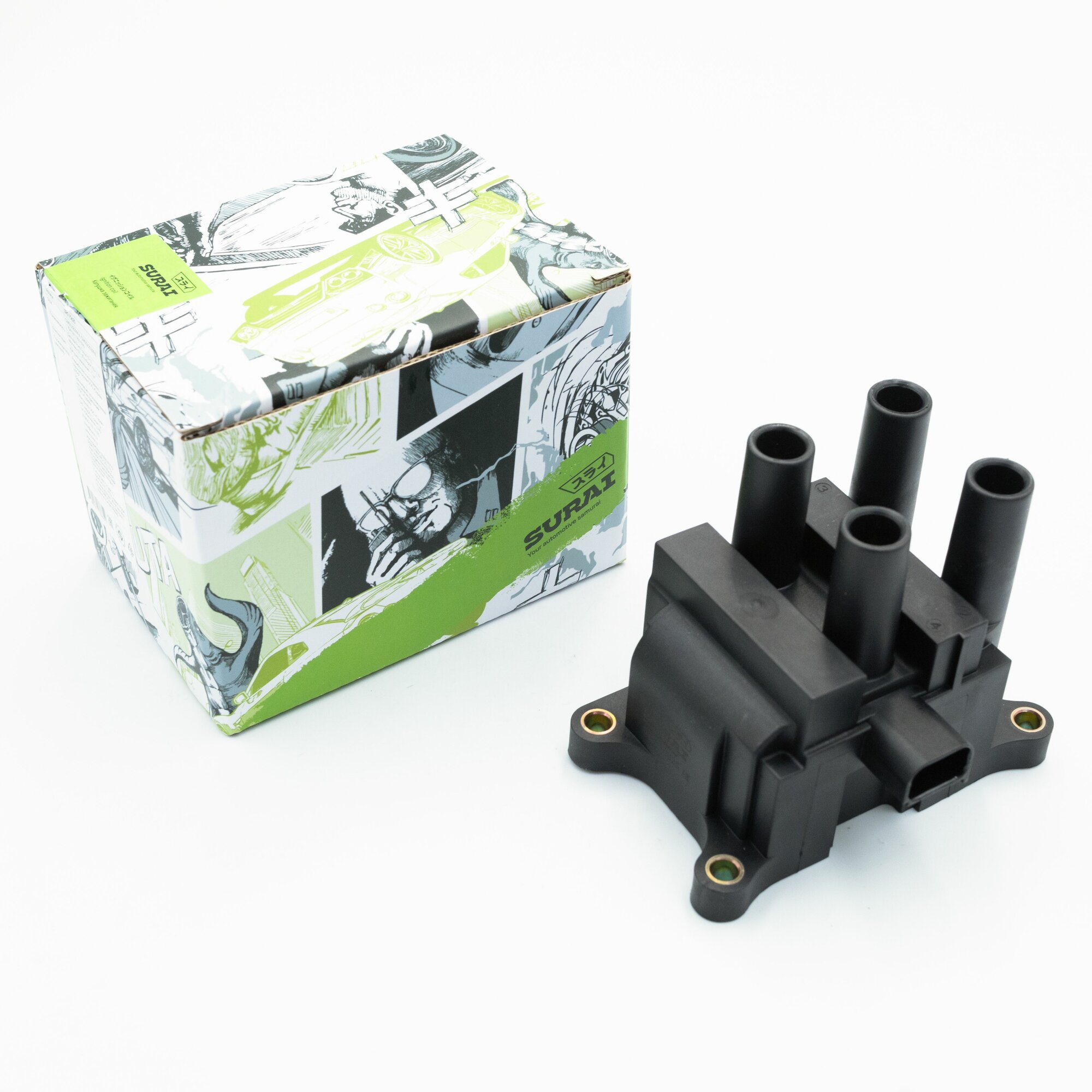 Катушка зажигания SURAI SRS 70625 для Ford Fiesta Focus Fusion Mondeo Mazda 2 Demio Volvo C30 S40 V50