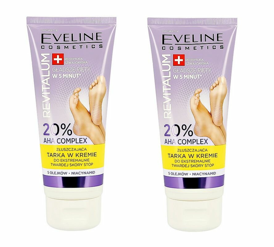 EVELINE крем для ног отшелушивающий для очень сухой кожи Revitalum, 75мл - 2 штуки