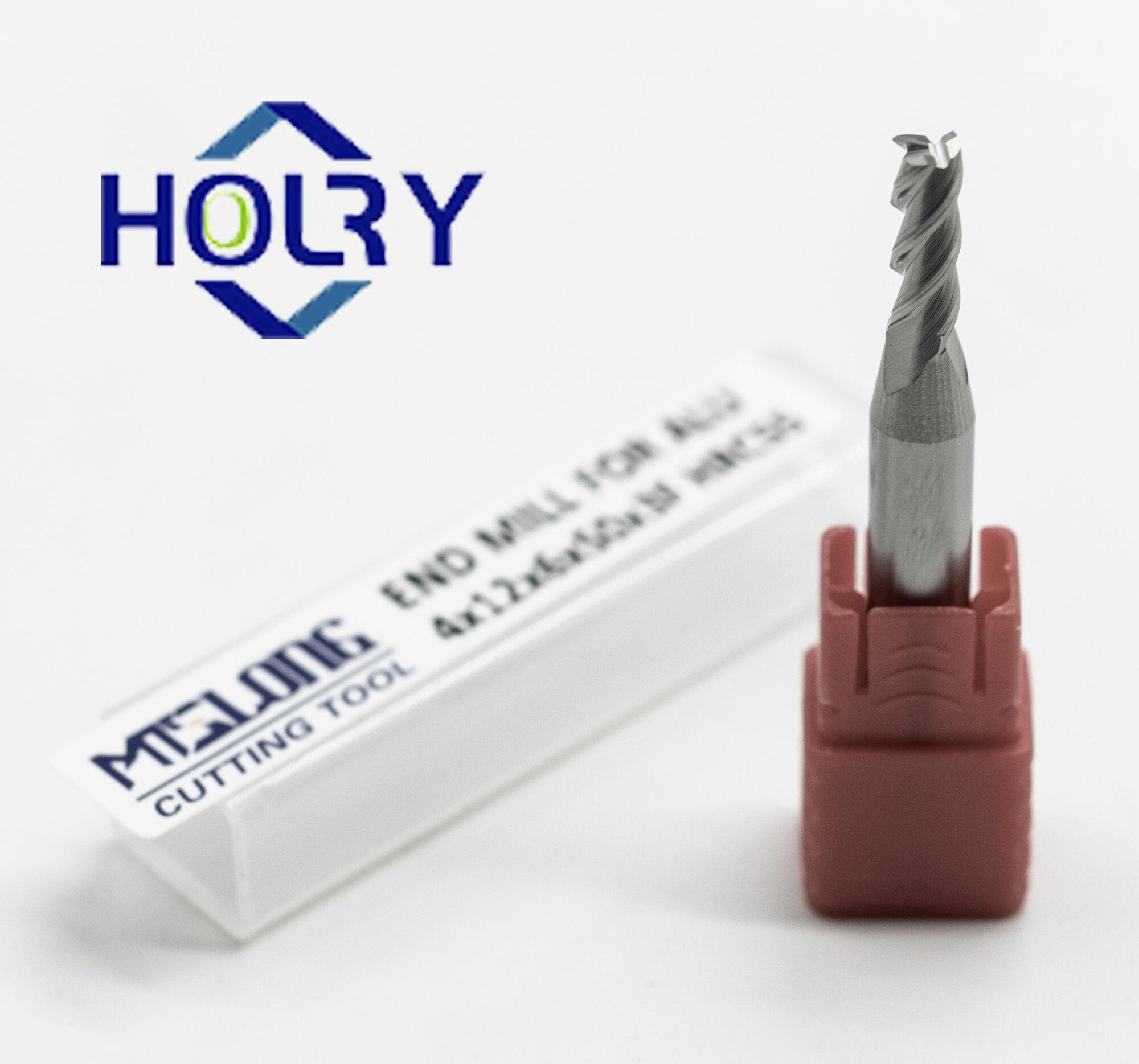 Фреза концевая твердосплавная по алюминию D4 мм HRC55 4x12x6x50x3f