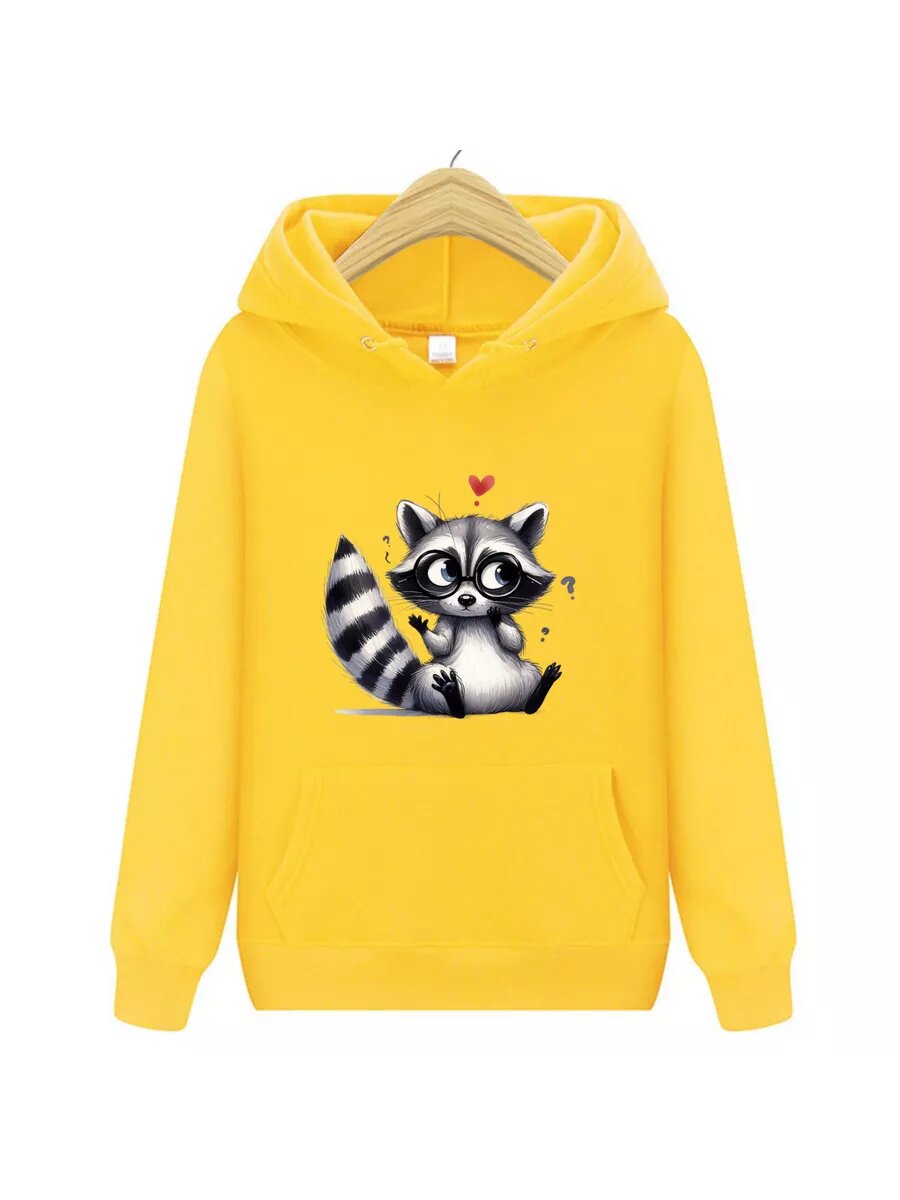 Термотрансфер "Енот" Наклейка на одежду 12х12