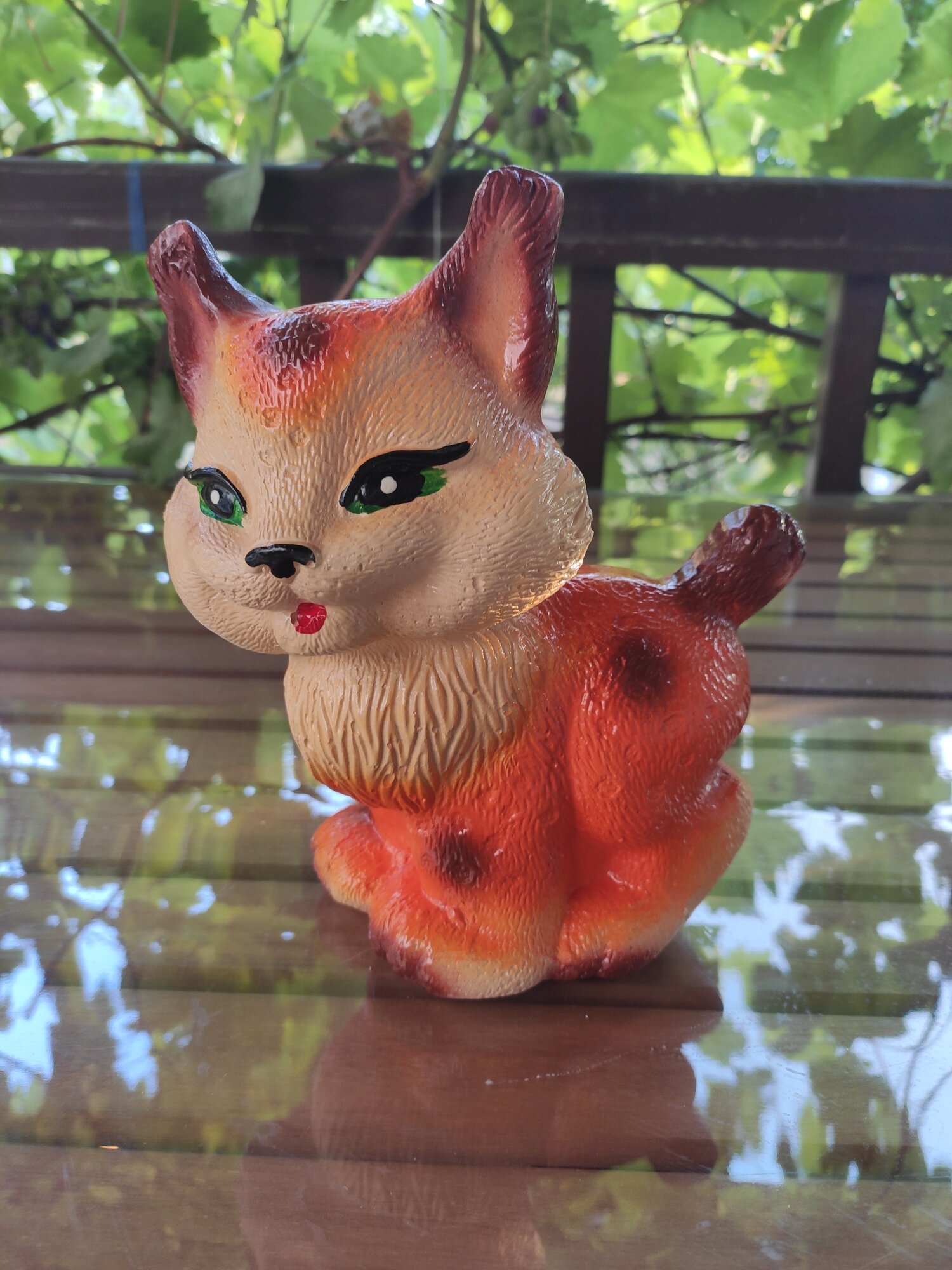 Копилка из гипса "Рысь"