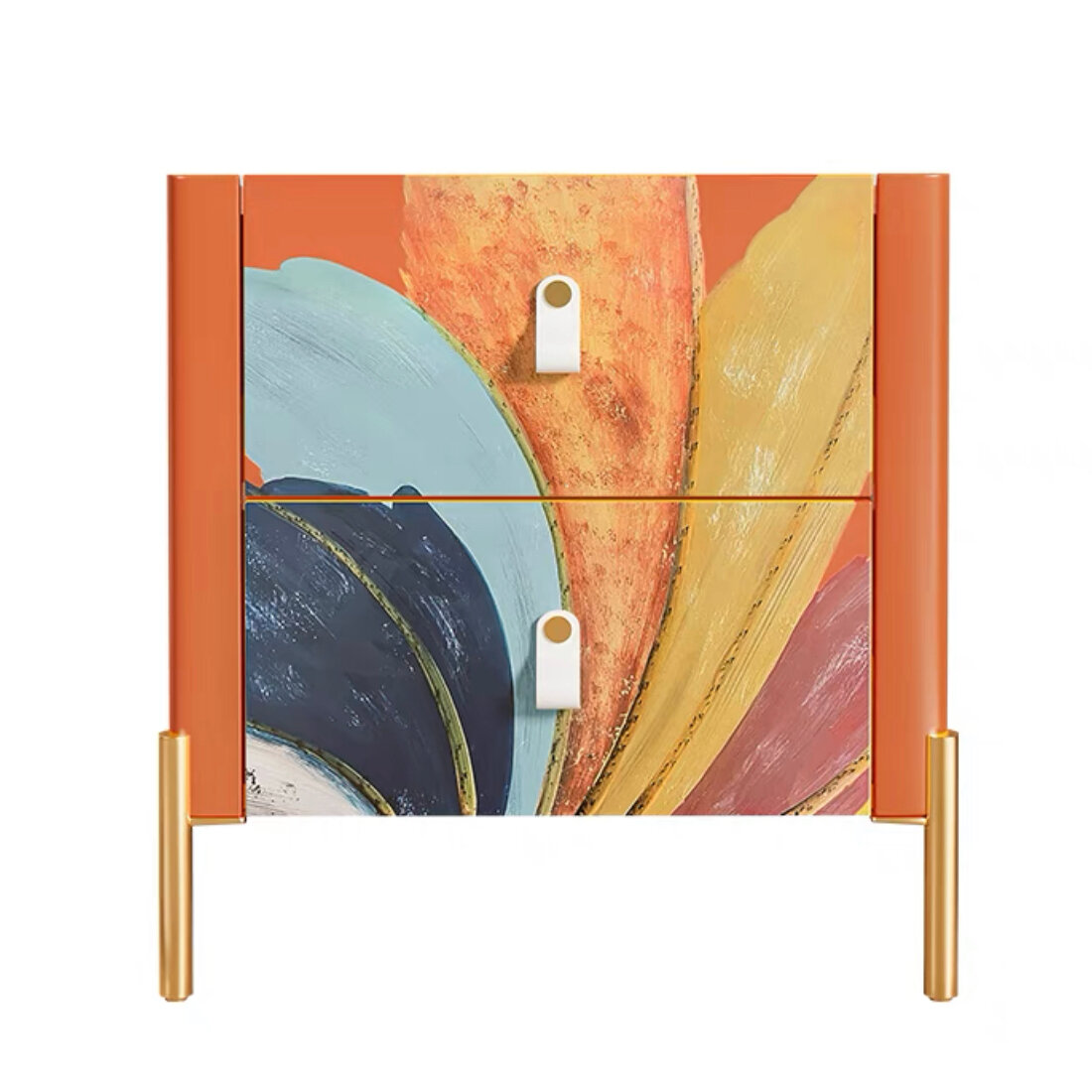 Прикроватная тумбочка Tirreni (Оранжевый)