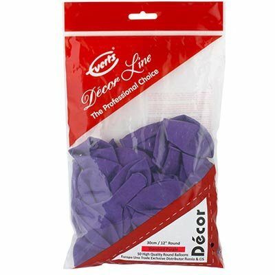 Шар латексный ненадутый Э 12"/163 Стандарт Purple 30 см (50 в уп)