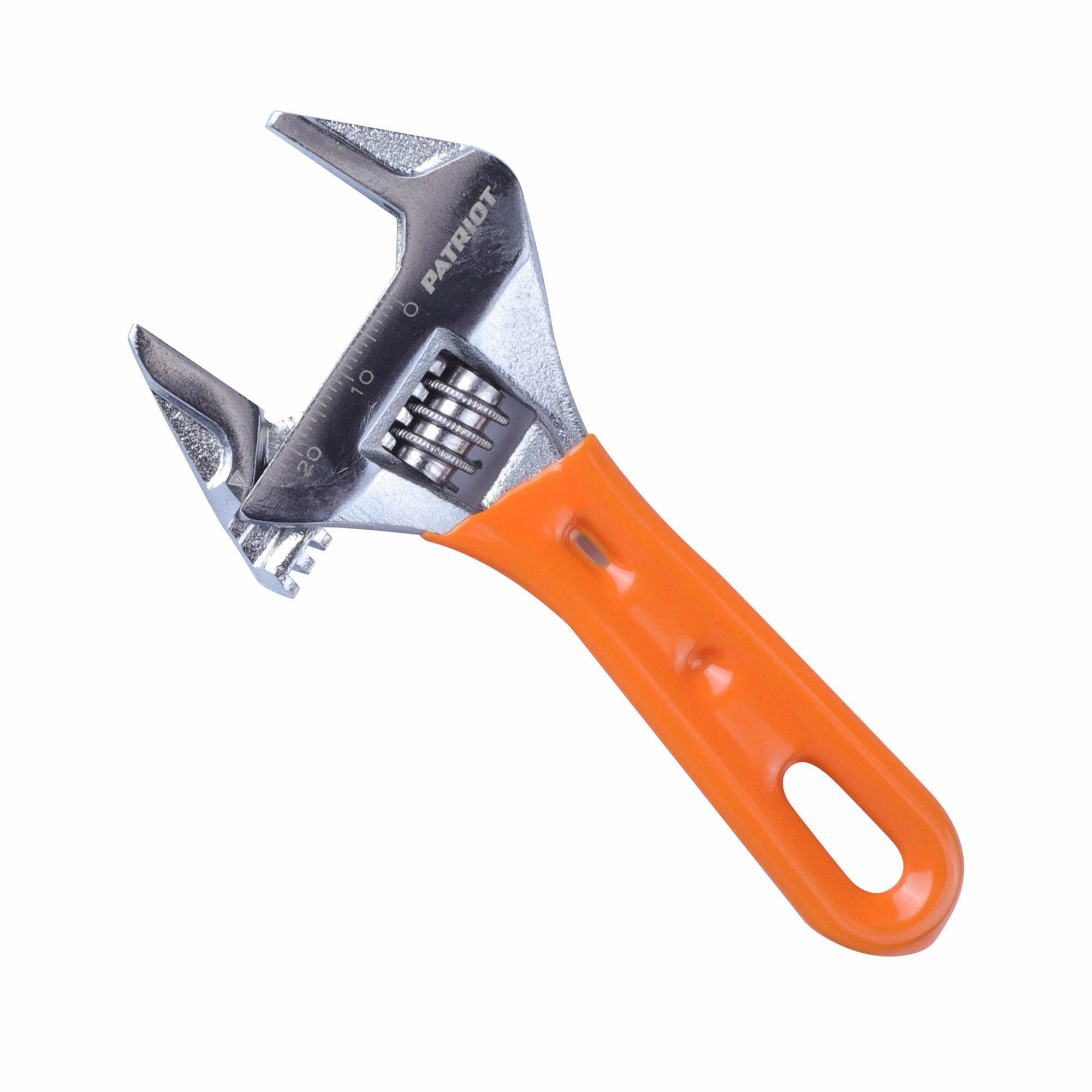 Ключ разводной PATRIOT SAW 115, Cr-V, тонкие губки, укороченная рукоять, 115мм, зев 24мм