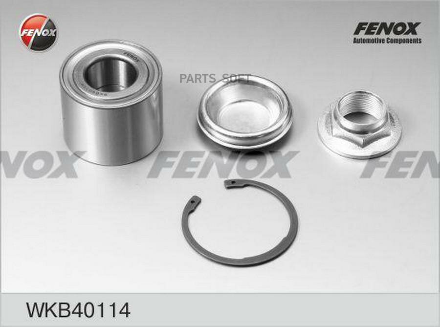 WKB40114 FENOX Подшипник ступ. CITROEN C3/C4/DS3/PEUGEOT 207/307 02- зад.