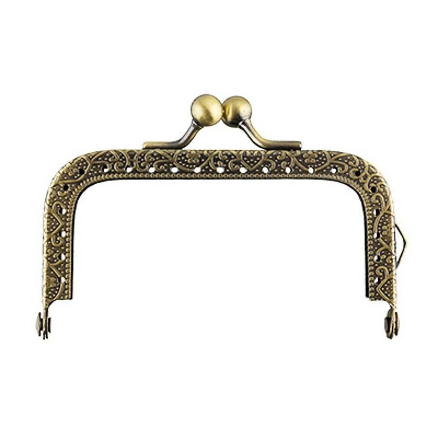 Gamma FER-15 Застежка для сумки "фермуар" 8.5 x 4.5 см 5х1 шт.