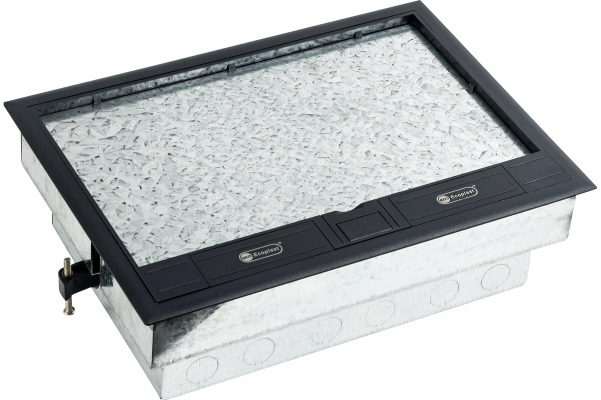 Экопласт LUK/8 Люк в пол на 8 постов, с коробкой и супакпортом 70080+70180, сталь 70083