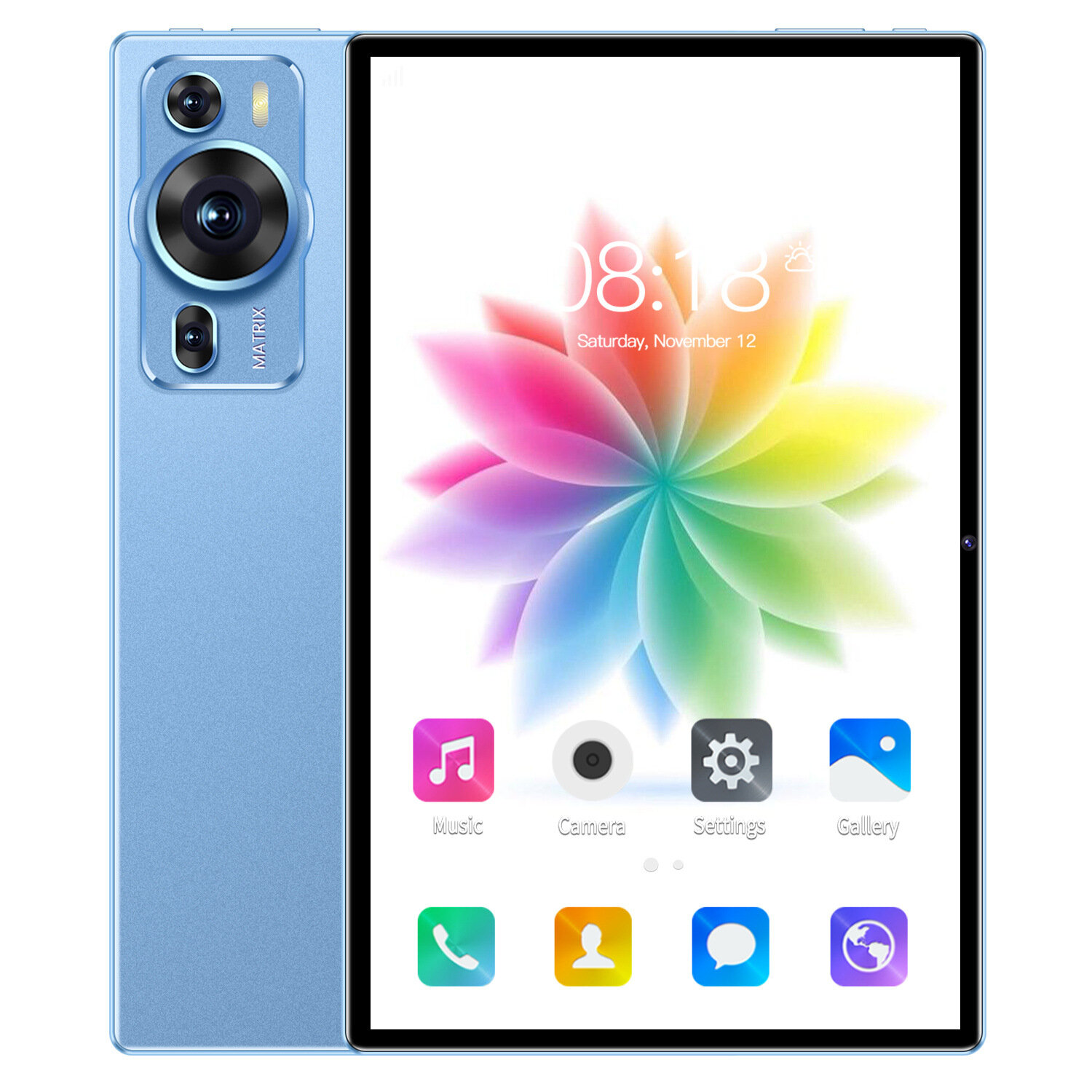 Планшетный компьютер "Два в одном", 10.1", 8 ядер, 16ГБ, небесно-голубой