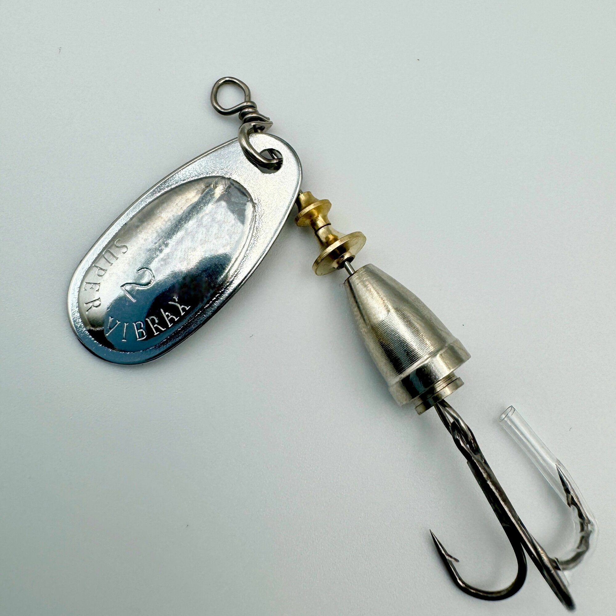 Набор из 5 вертушек Vibrax 2 для рыбалки на хищника спиннинговая универсальная уловистая блесна на окунь, щуку, голавль вращающаяся незацепляйка