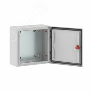 Щит с монтажный панелью ЩМП 600х600х250 мм IP54 серый ЩМП-6.6.2