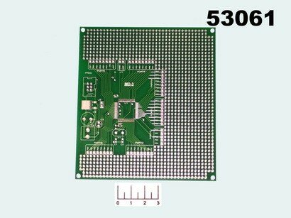 Плата макетная 105*120мм TQFP64 ATMEGA MD-3 Д/С