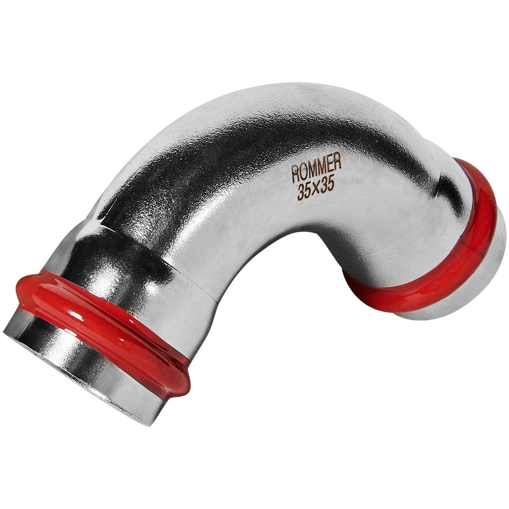 Угол 90° под пресс 35 мм, из нержавеющей стали ROMMER (RSS-1003-000035)