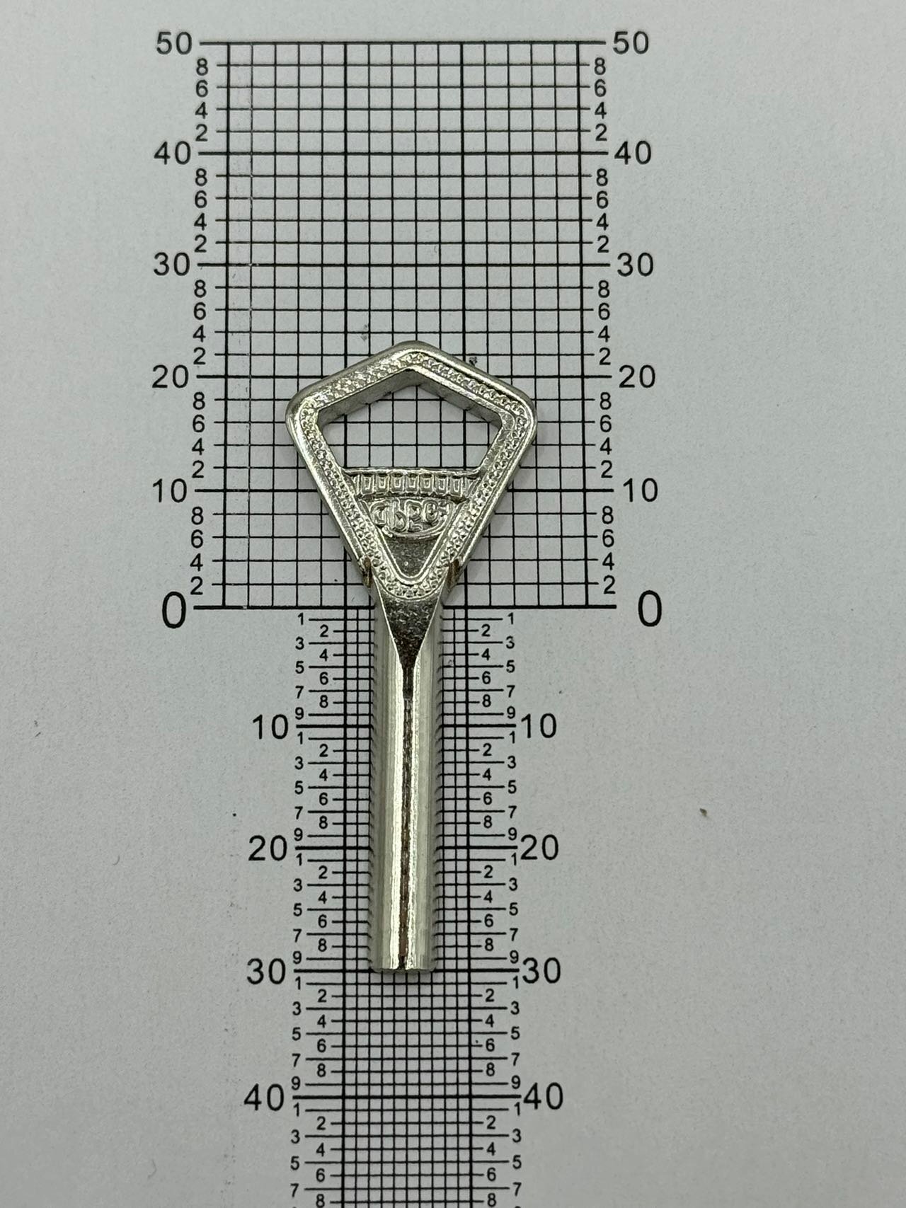 Заготовка английского ключа, ABL1_AB1_AY1_S11ABY_Abloy сталь финский(H-139) 100 шт.