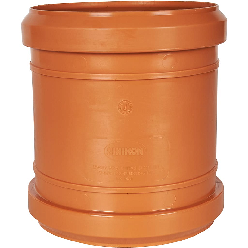 Муфта ремонтная для наружной канализации d=110 мм SINIKON универсал