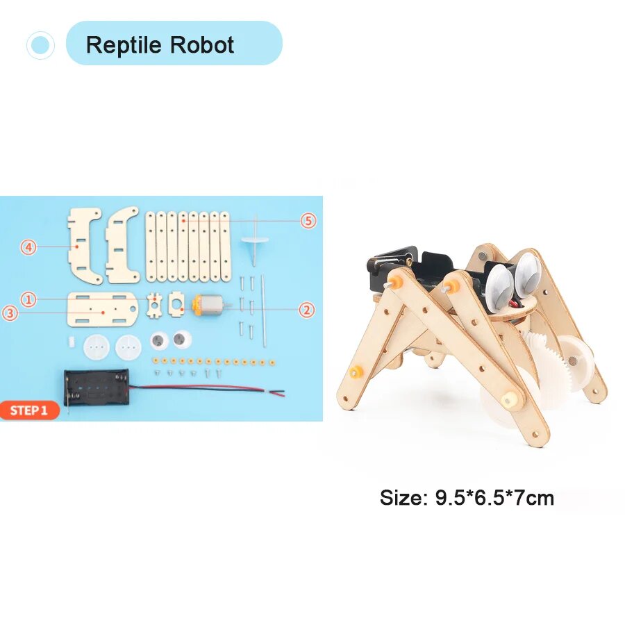 Набор для сборки физической модели Reptile Robot